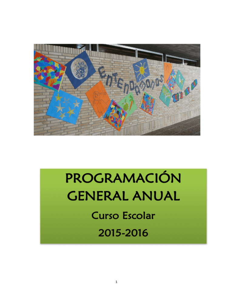 programación general anual