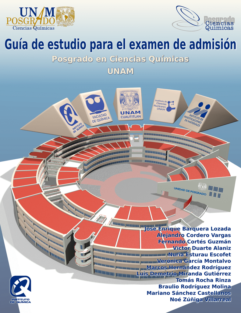 Guía de estudio para el examen de admisión