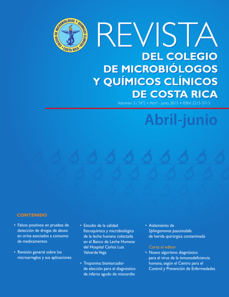 Abril-junio - Colegio de Microbiologos