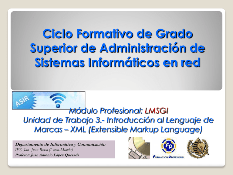 Material necesario - Departamento de Informática y Sistemas