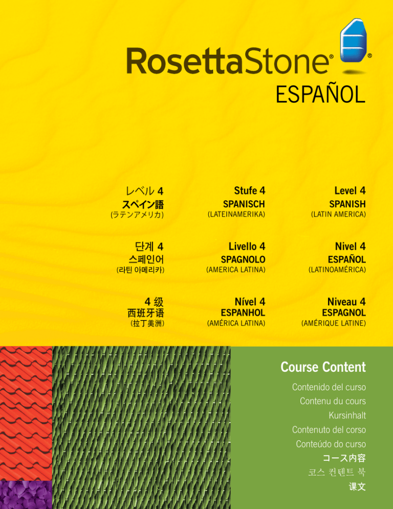 Level 4 - Rosetta Stone