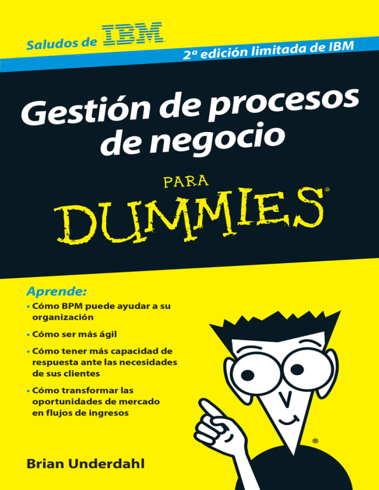 Gestión de procesos de negocio para Dummies