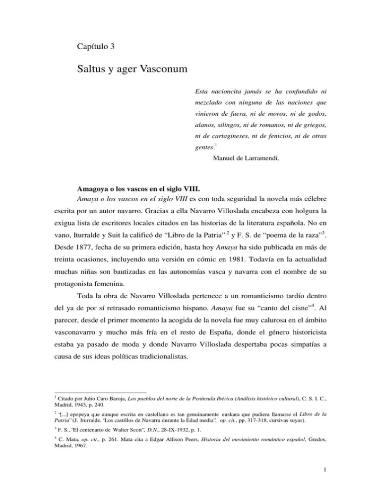 Saltus y ager Vasconum - Universidad Pública de Navarra