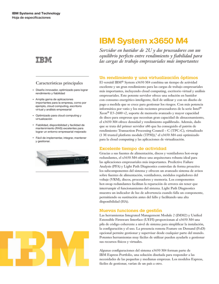 IBM System x3650 M4