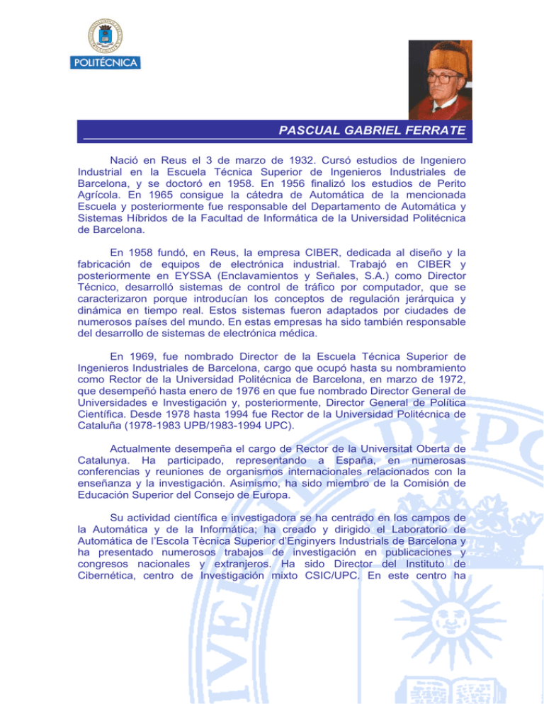 Ampliar información - Universidad Politécnica de Madrid