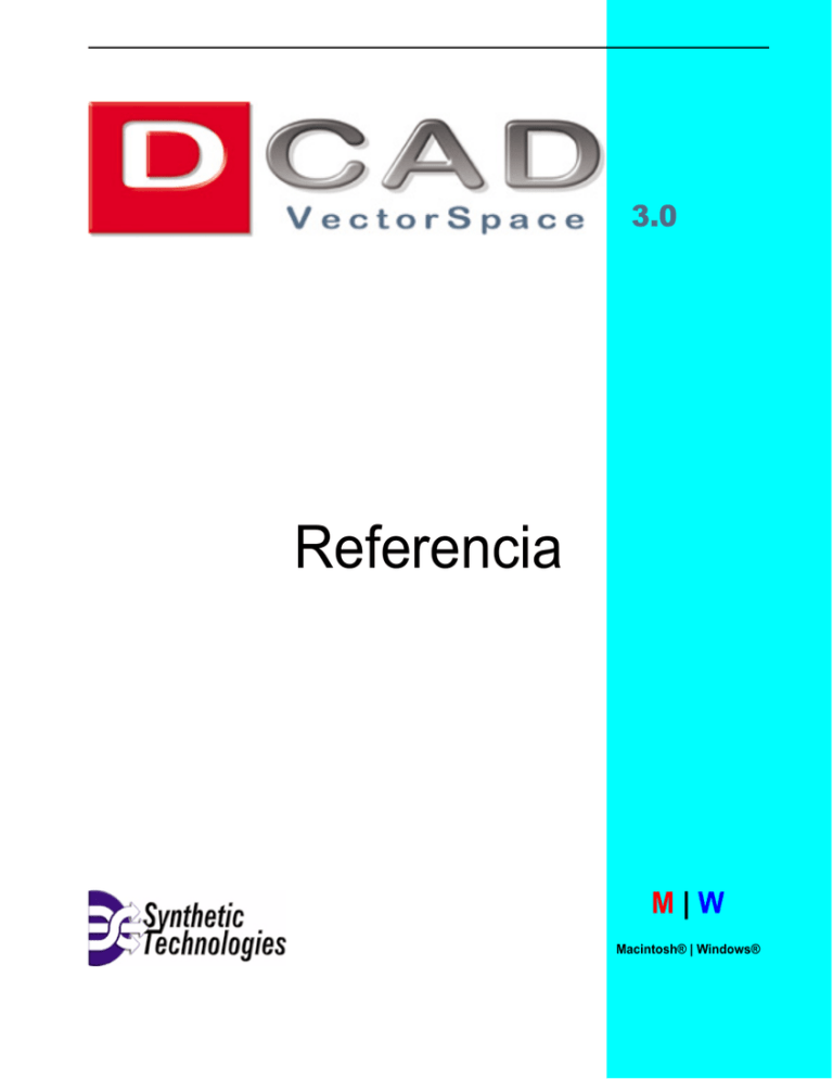 DCAD VectorSpace Manual de Referencia vers - virtuallab
