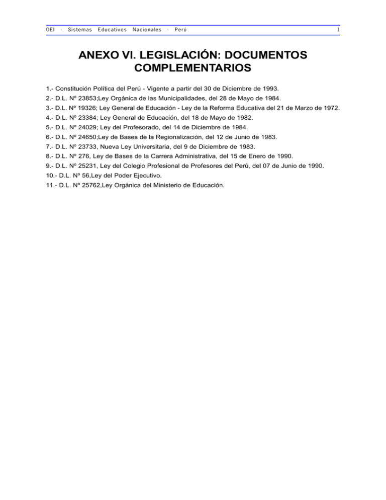 documentos complementarios