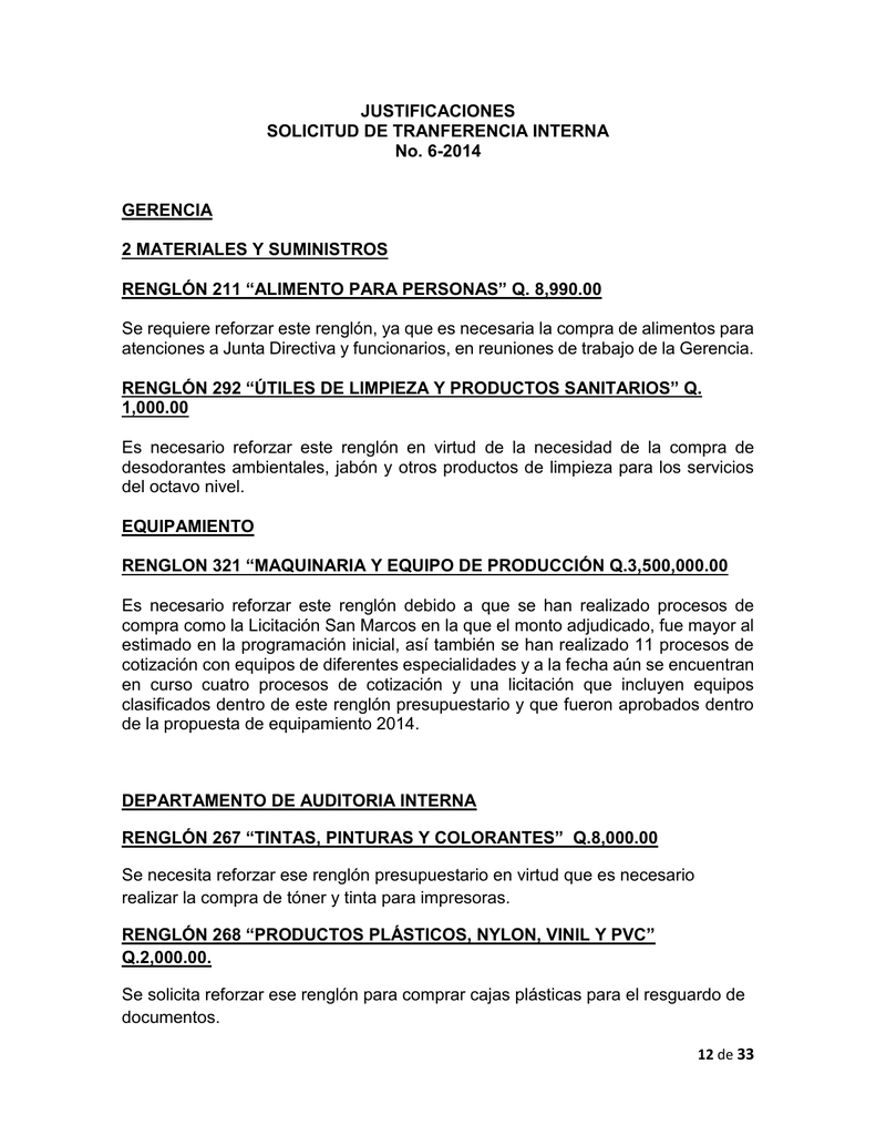 Carta De Justificacion Tecnica Carta De Justificacion Tecnica