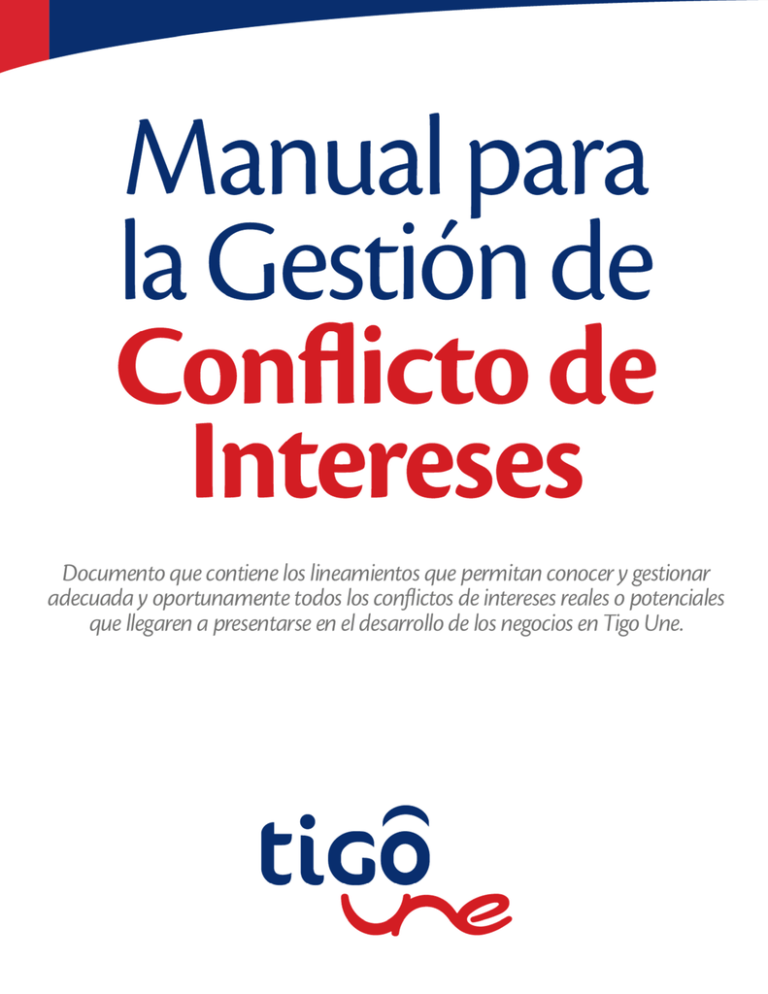 Manual Conflicto de Intereses