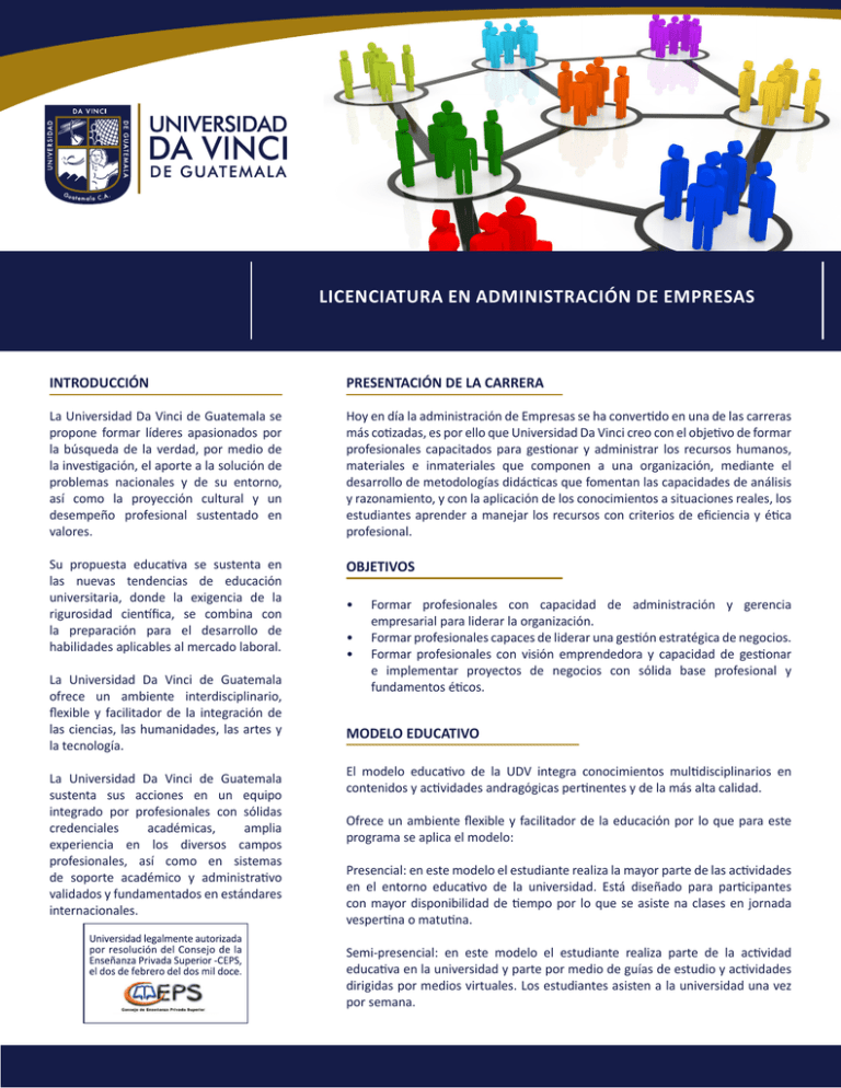 licenciatura en administración de empresas