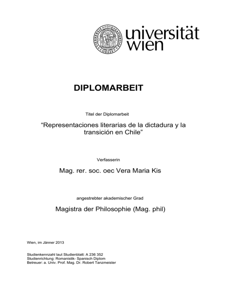 diplomarbeit - E-Theses
