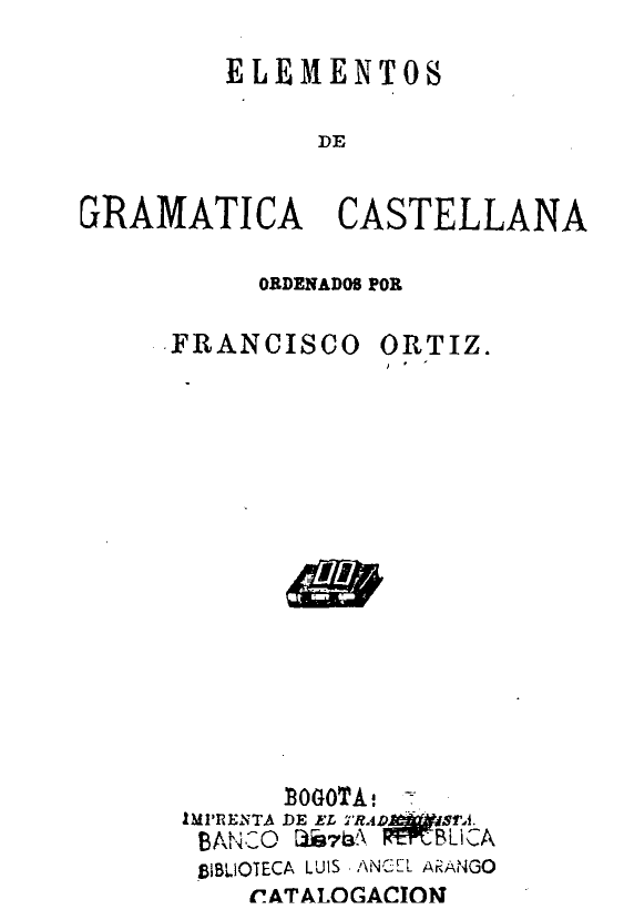 Elementos de gramática castellana