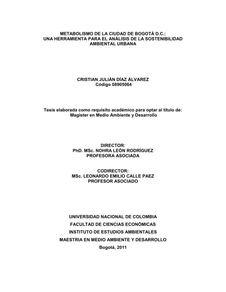 Tesis - Universidad Nacional de Colombia
