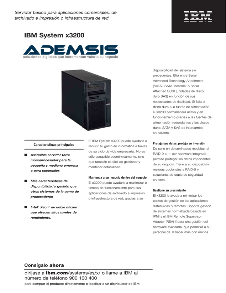 IBM System x3200