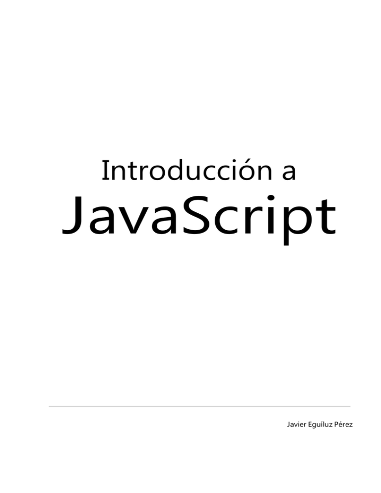 Manual De Javascript
