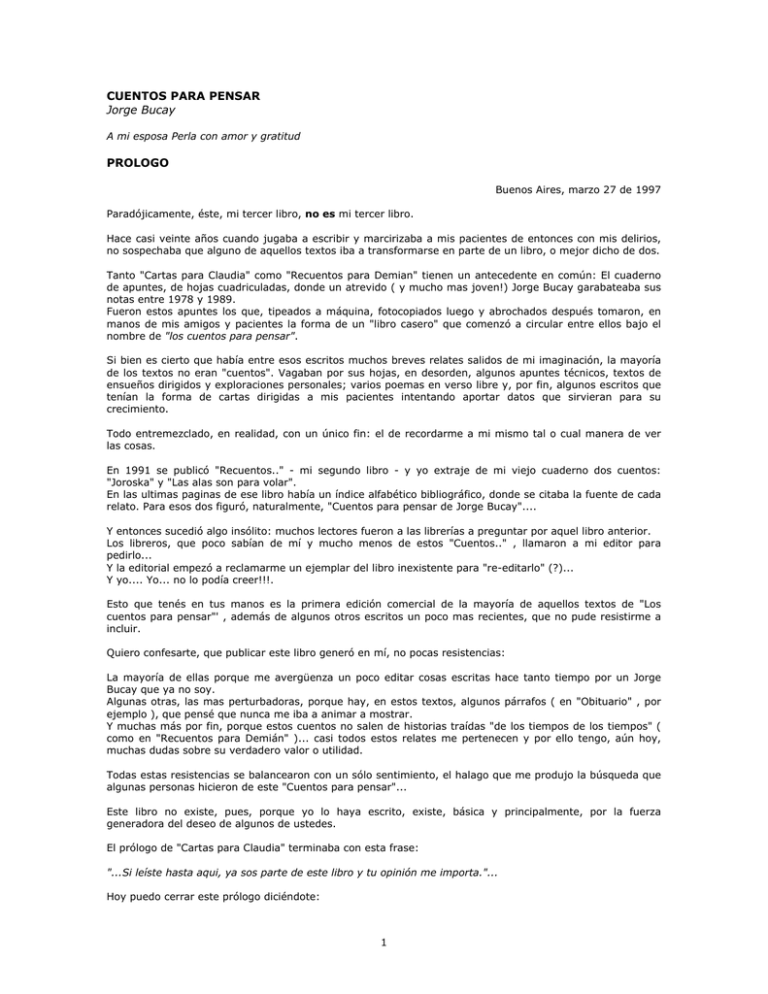 02 Cuentos para pensar. Autor - Portal Educativo Formación y