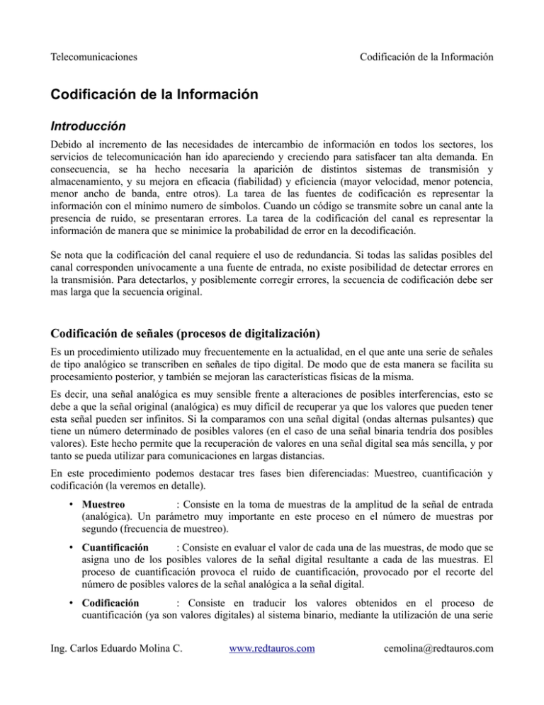 Codificación de la Información