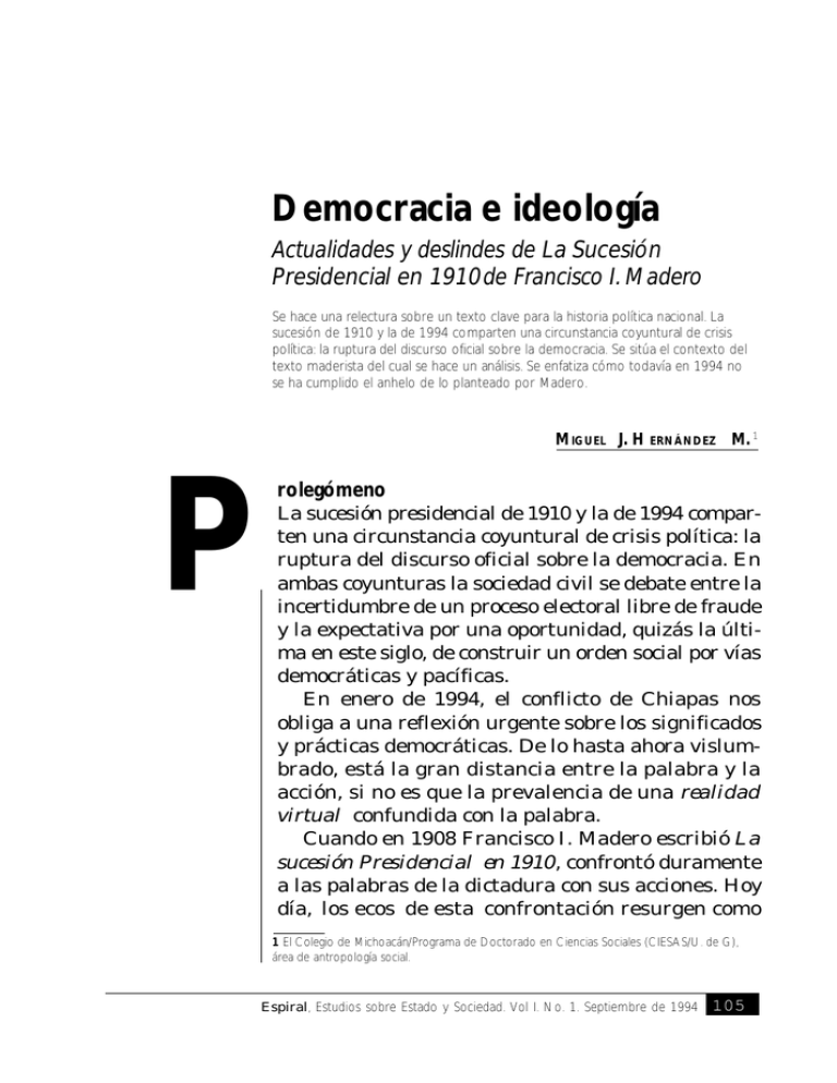 Democracia e ideología