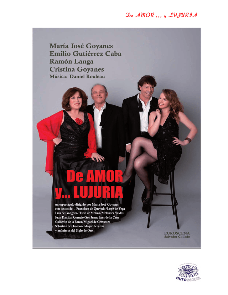 De AMOR y… LUJURIA