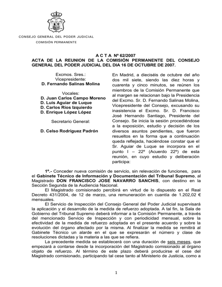 CONSEJO GENERAL DEL PODER JUDICIAL