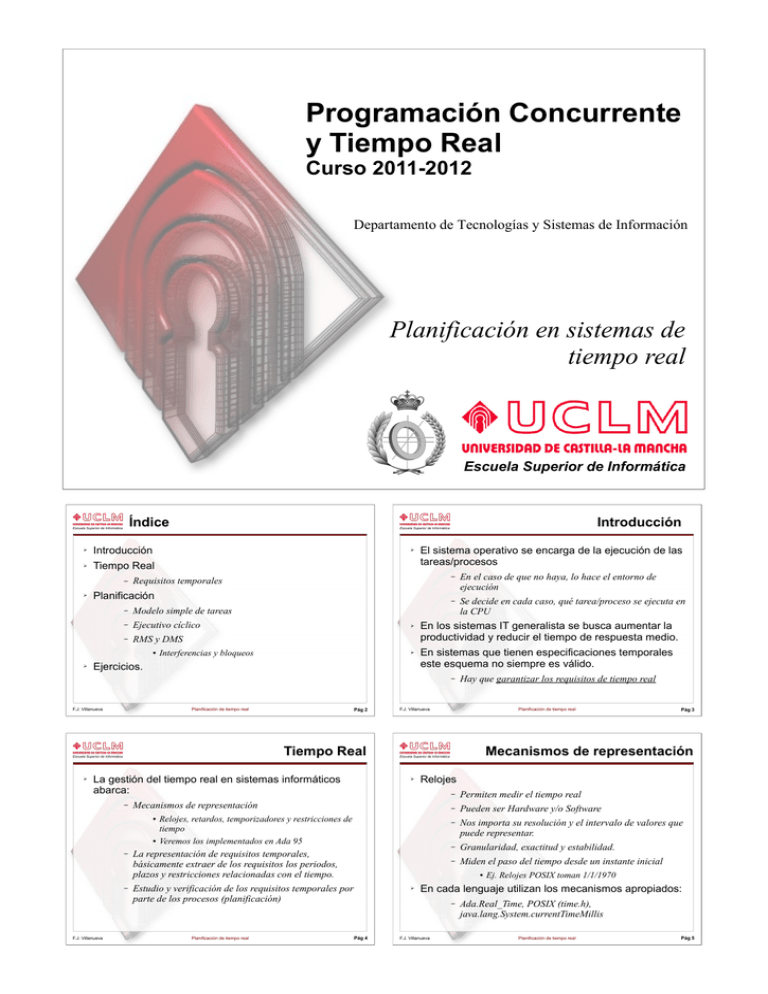 Programación Concurrente y Tiempo Real