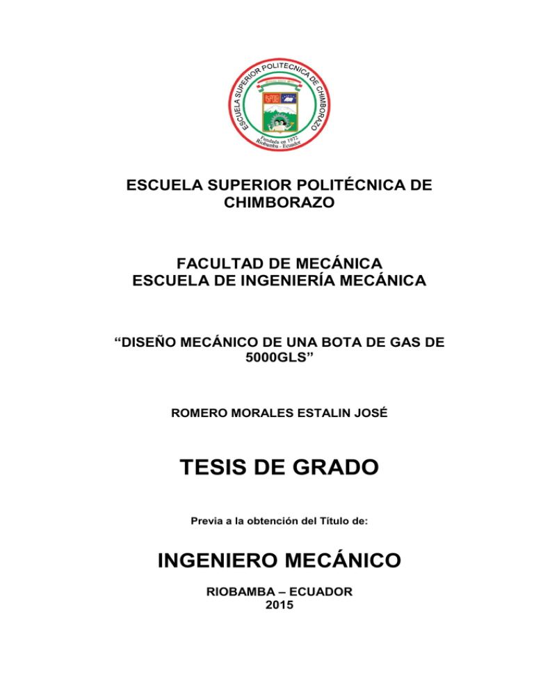 diseño mecánico de una bota de gas de 5000gls