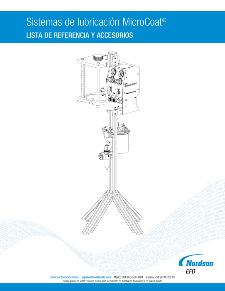 Sistemas de lubricación MicroCoat® LISTA DE