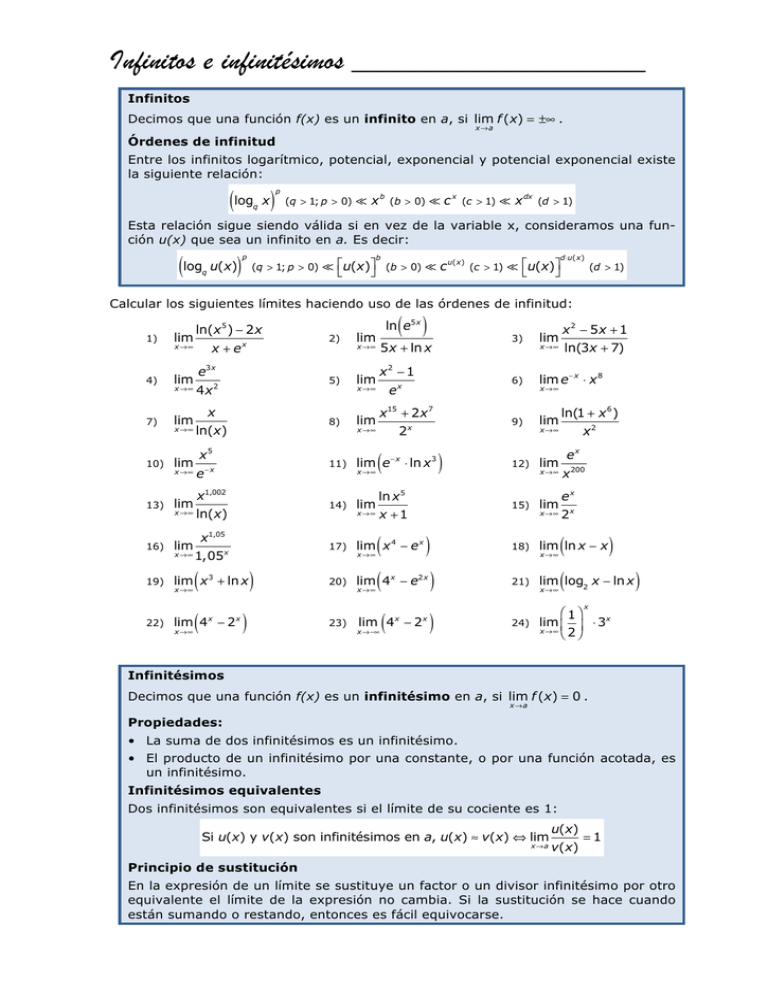 10 Infinitos e infinitésimos