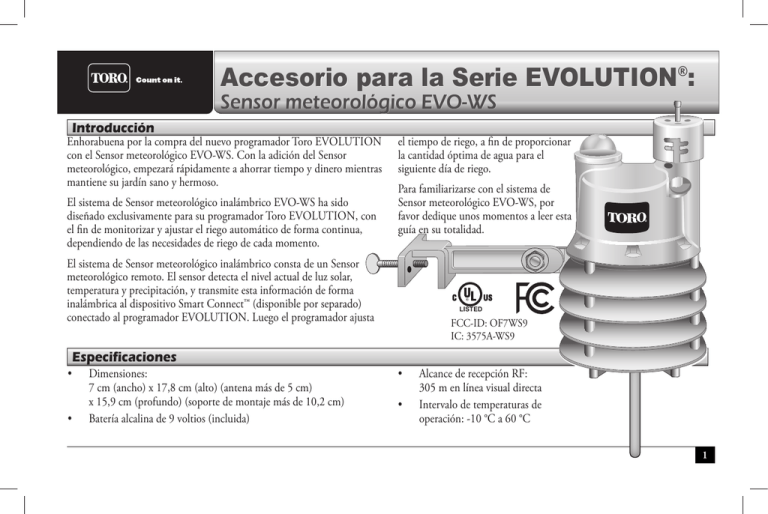 Accesorio para la Serie EVOLUTION