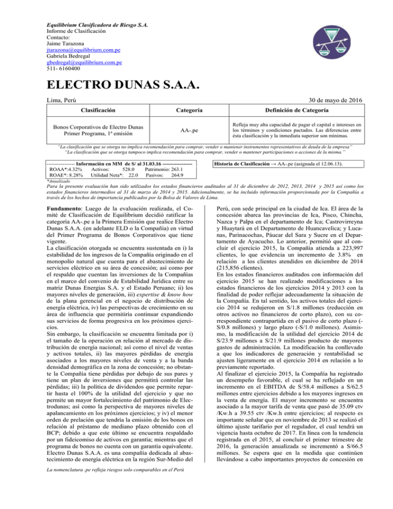 electro dunas saa