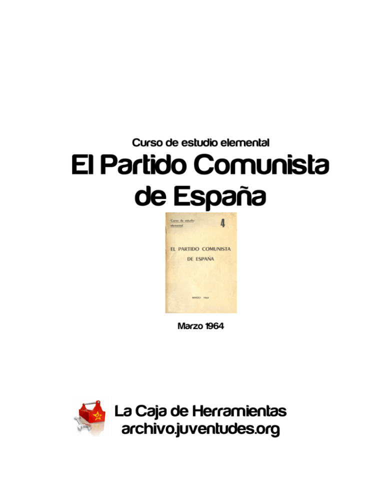 El Partido Comunista de España