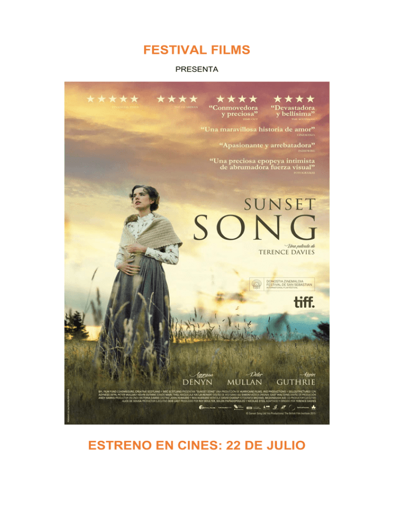 Pressbook Sunset Song
