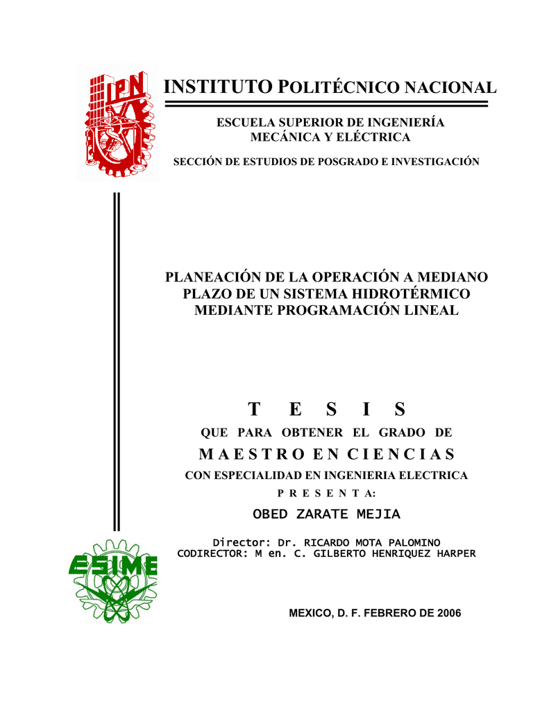 tesis - IPN - Instituto Politécnico Nacional