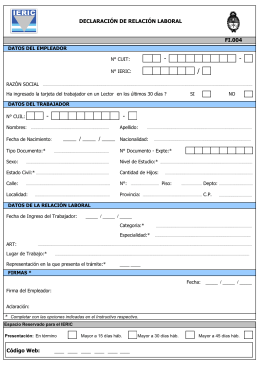 Instructivo: Instalación del Software Sistema Web IERIC