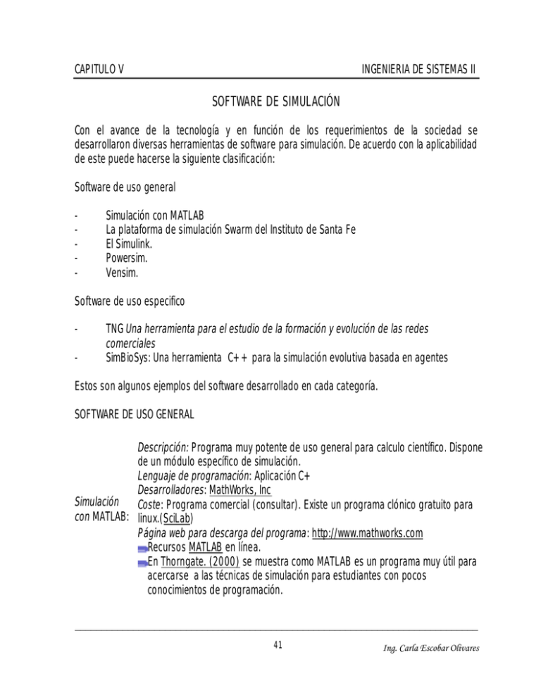 Software de simulación