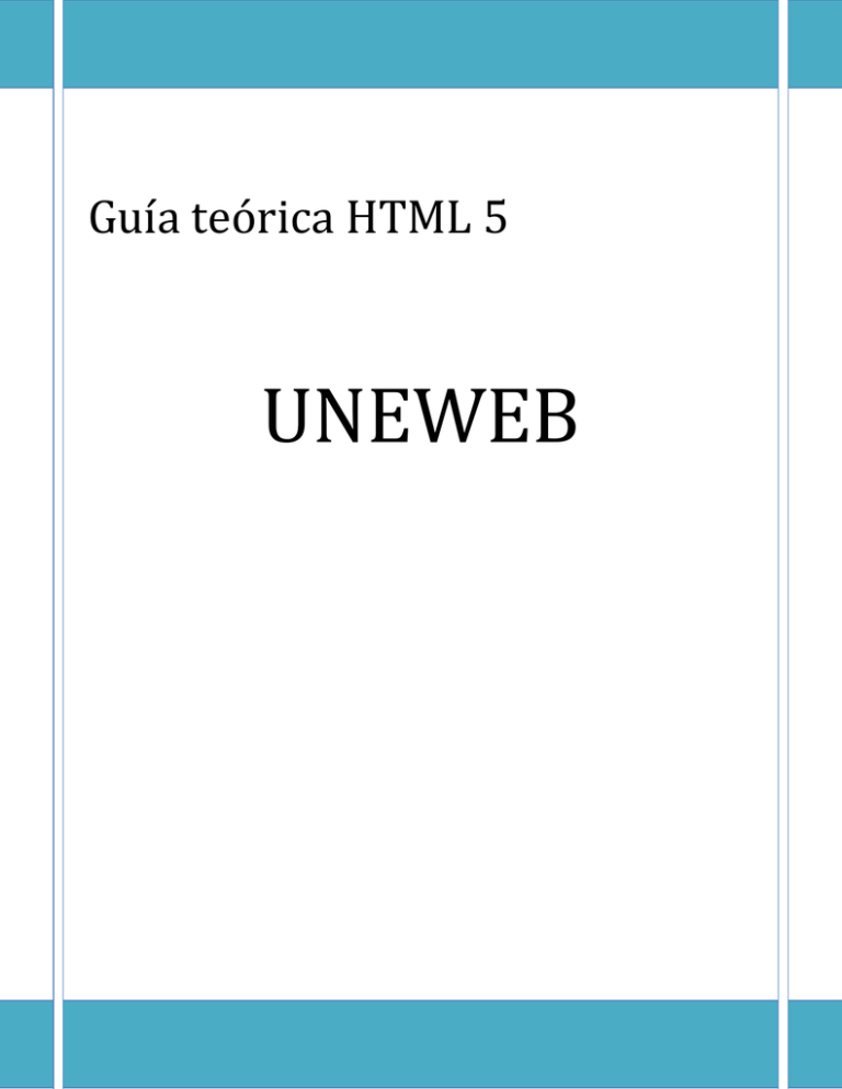 Qué es HTML 5. - Diplomado de Programación Web