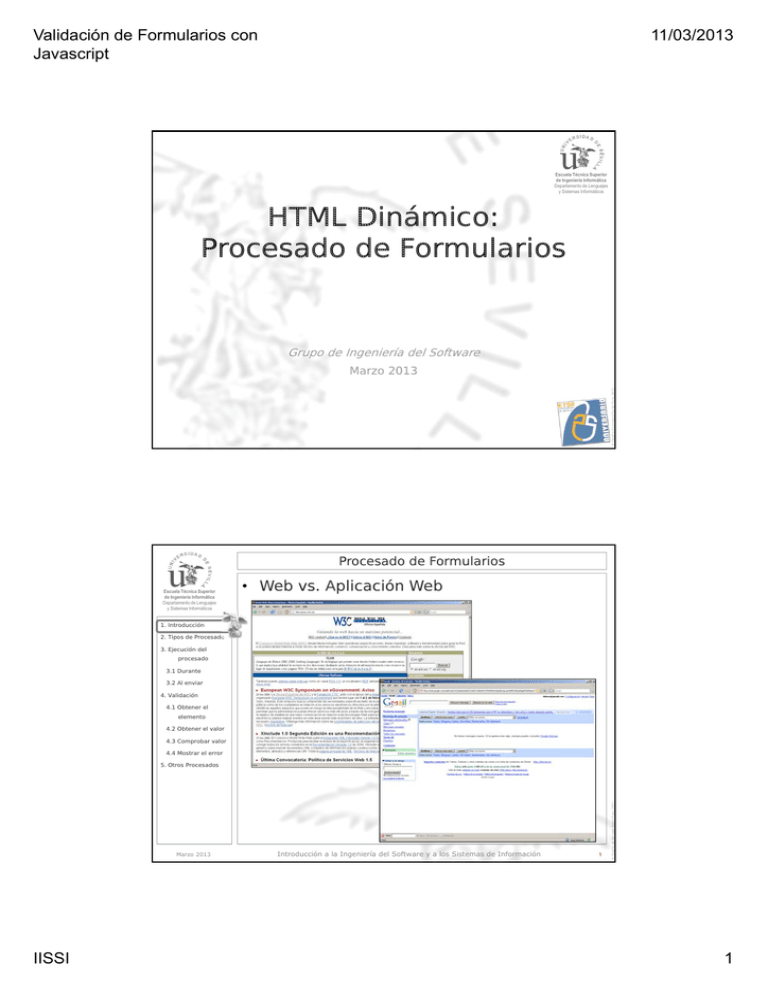 Tema 2c 6 Validación De Formularios Con Javascript