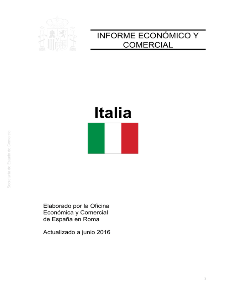 Informe Económico y Comercial