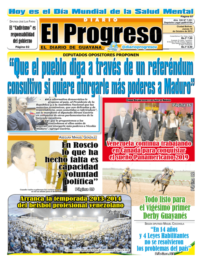 2013 - Diario el Progreso