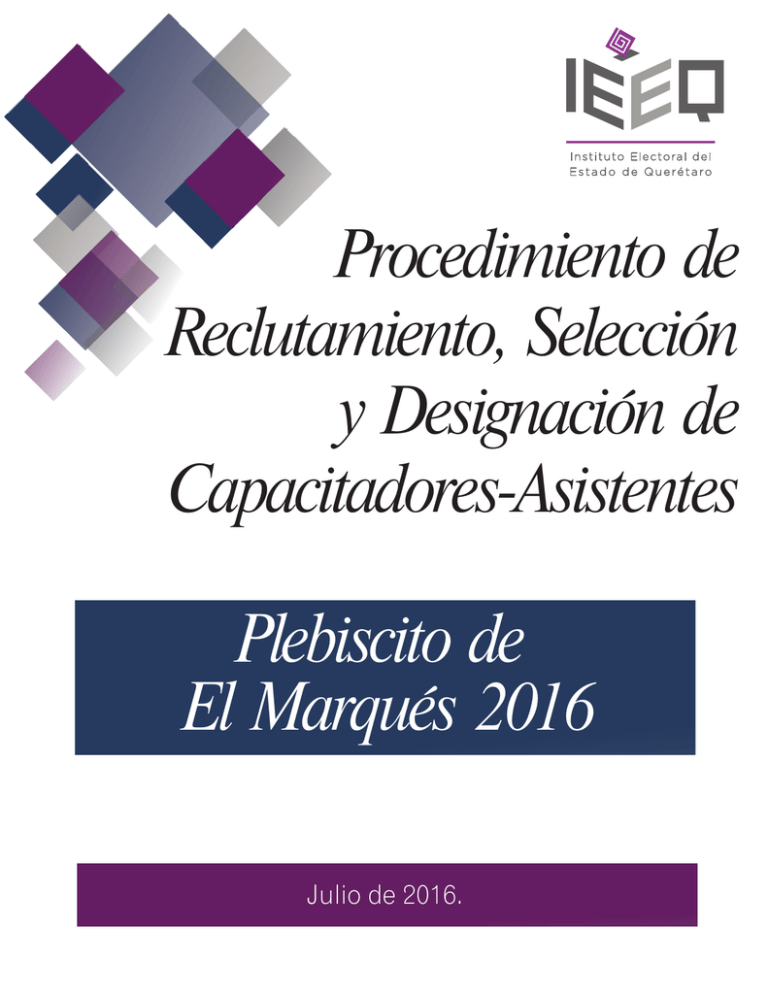Procedimiento de Reclutamiento, Selección y Designación