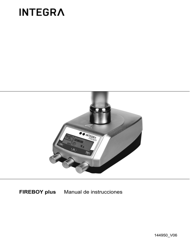 FIREBOY plus Manual de instrucciones