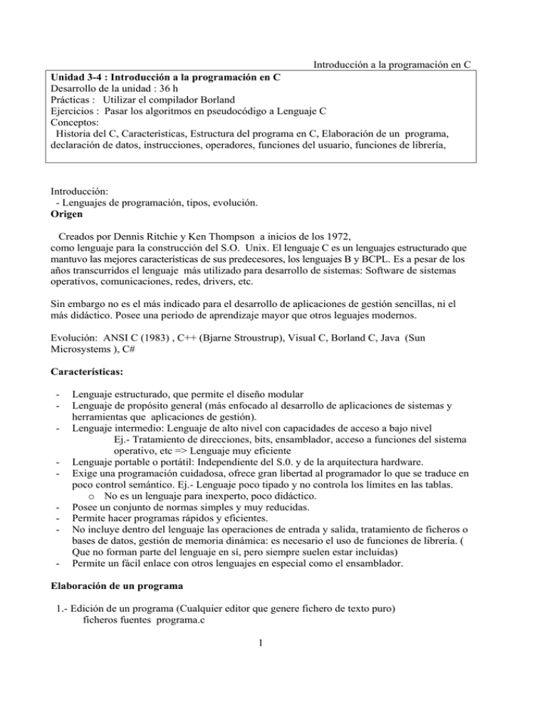 u.3-4 introduccion a la programacion en c