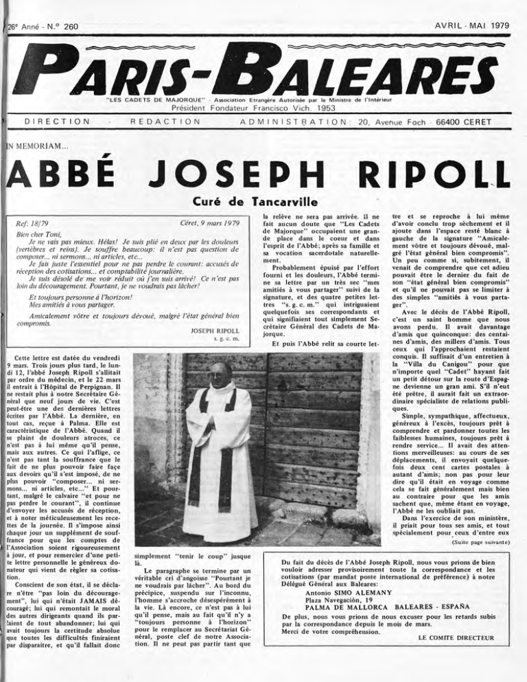 abbe joseph ripoll - Biblioteca Digital de les Illes Balears