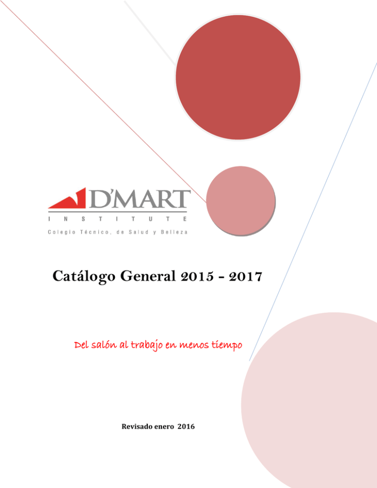Catálogo General - D`Mart Technical Institute