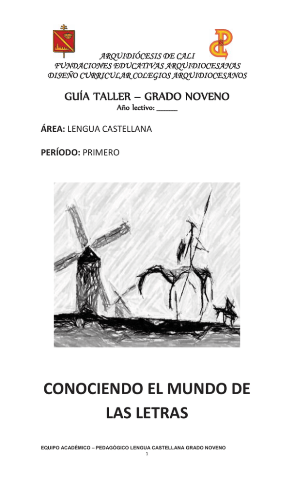 CONOCIENDO EL MUNDO DE LAS LETRAS