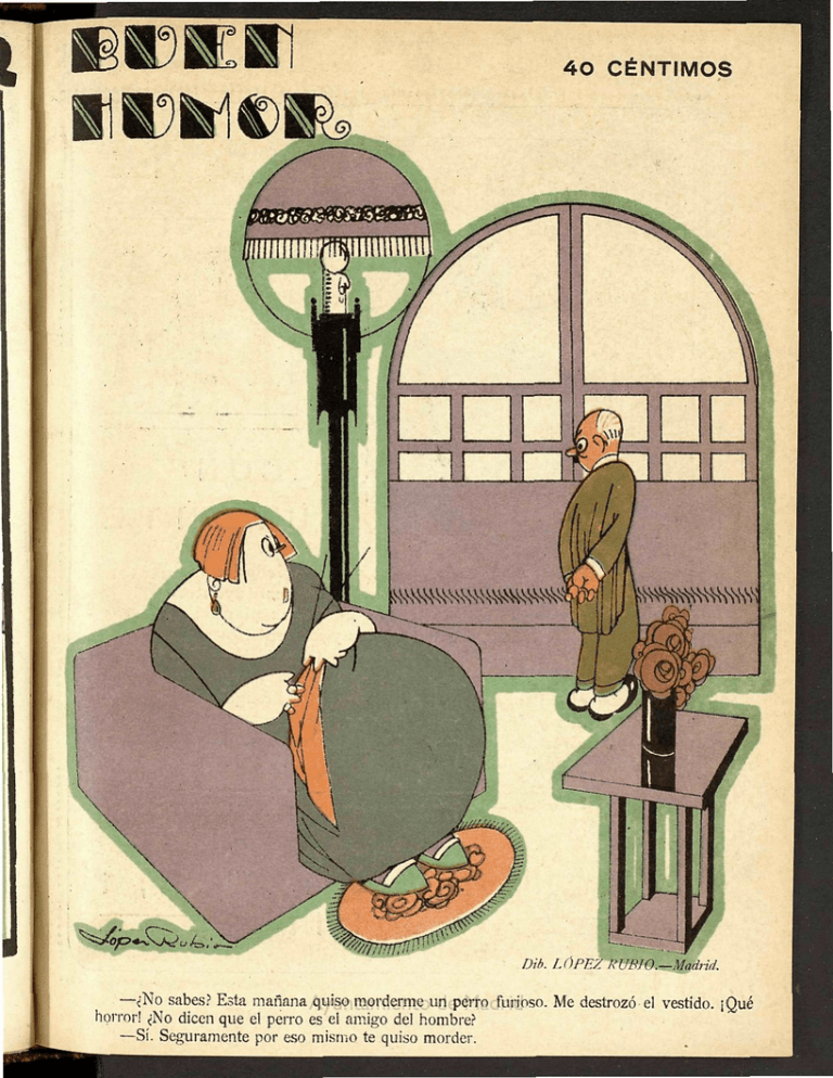Buen Humor, semanario satírico de 19 de octubre de 1924