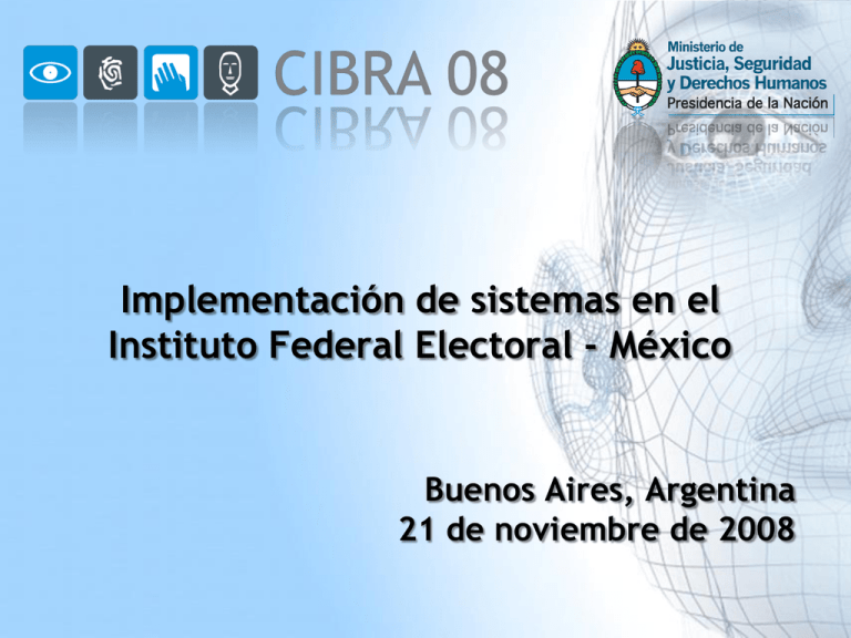 13. Presentación IFE México