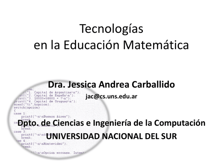 Resolución de Problemas y Algoritmos