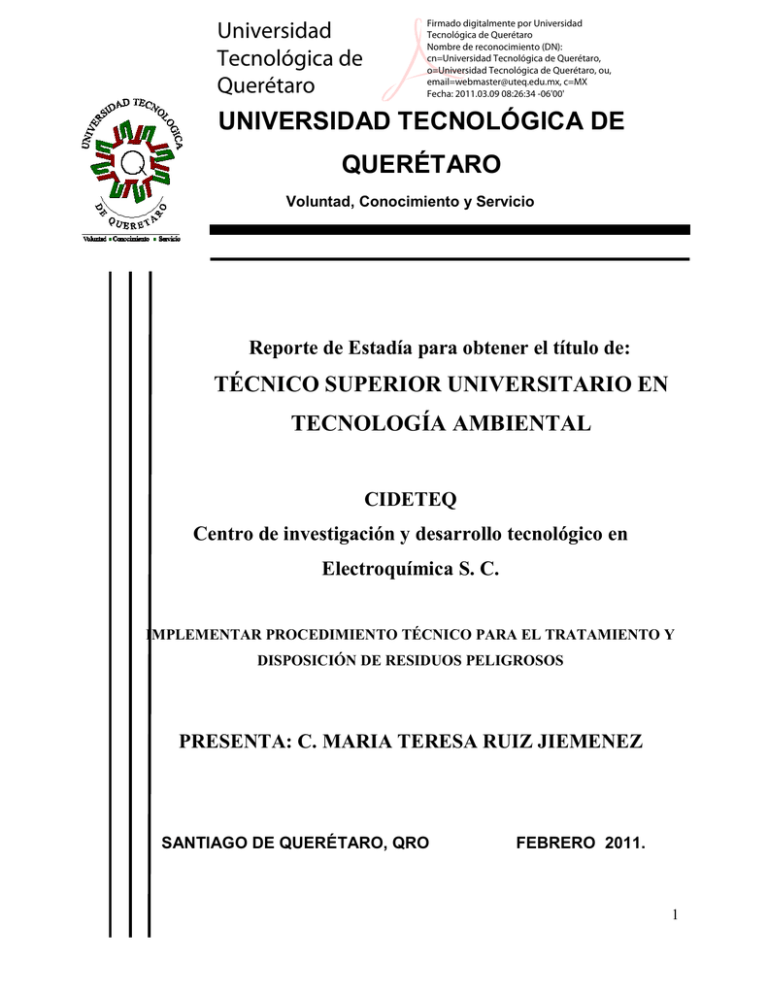 universidad tecnológica de querétaro