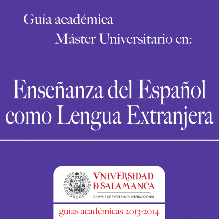 Enseñanza del Español como Lengua extranjera